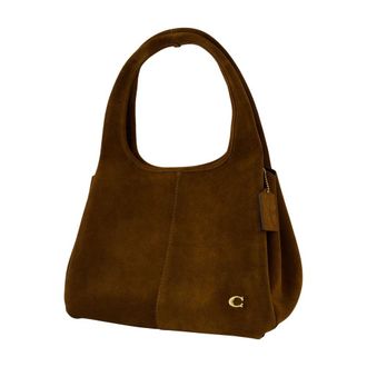Coach Womens Lana Shoulder Bag Brown Calfskin