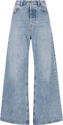 Diesel Jeans mit Logo-Patch - Blau