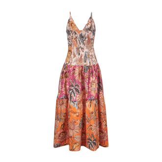Farm Rio Ligia Blumenmix Maxikleid - - Dresses - Damen - Mehrfarbig - XS