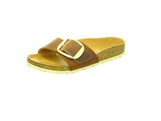 Birkenstock 1006525 Madrid Big Buckle cognac, Oiled Leather Femme Cognac EU 40