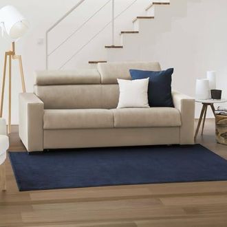 Dmora Talamo Italia - 2-Sitzer Schlafsofa Agrippina, drehbares Sofa zum &Ouml;ffnen, verstellbare Kopfst&uuml;tzen und Standardarmlehnen, 100 % Made in Italy, 200 x 9