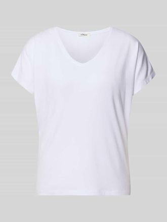s.Oliver Red Label Relaxed Fit T-Shirt aus Viskose-Mix