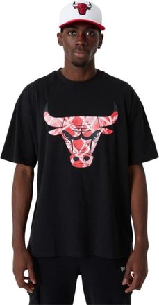 New Era T-Shirt Chicago Bulls NBA Infill Logo - - Tops - Herren - Schwarzk - L