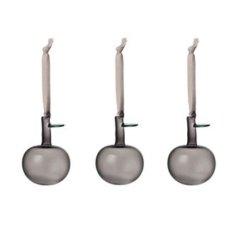 iittala Glasapfel Iittala aus Mundgeblasenes glas, Farbe: Grau, Ma&szlig;e: 11x27,6x8,4 cm, 1073971