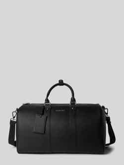 Valentino Handbags Weekender mit Logo-Applikation in Leder-Optik