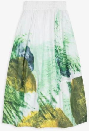 Talking Walls Femme, Jupes, Multicolore, Taille: 42 FR Jupe Midi Trap&egrave;ze