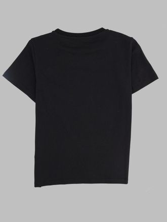 Balmain Logo-Detail Cotton T-Shirt - Black