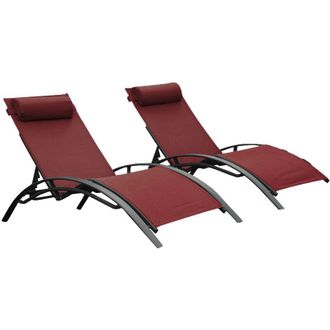 Keter Bains de soleil monaco bourgogne (lot de 2) 35-700918