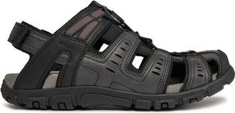 Geox Sandalen Uomo Sandal Strada U4524C 000ME C9999 Schwarz
