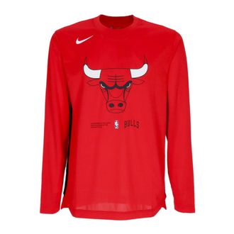 Nike Chicago Bulls Langarm-T-Shirt - - Sport - Herren - Rot - XL