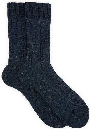 Burlington Chaussettes mi-hautes en laine et soie m&eacute;lang&eacute;es