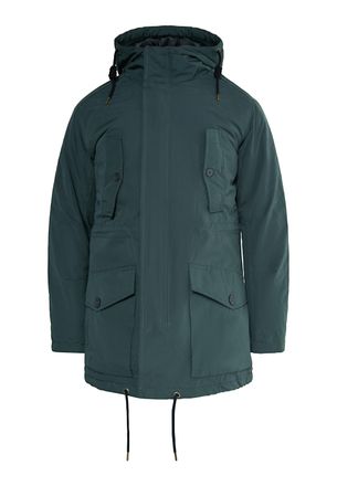 Mymo Wattierter Anorak Herren Holzkohle