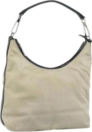 Gucci Sac &agrave; main vintage en toile Pre-owned - Femme - Pre-owned - Beige - Taille: ONE Size