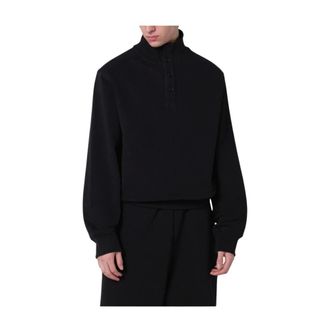Entire studios Sweatshirt mit hohem Kragen und Knopfleiste - - Sweatshirts & Hoodies - Herren - Schwarzk - L