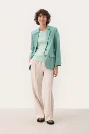 Part Two Blazer Gerade Passform Feldspar green