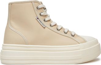 Tommy Jeans Sneakers aus Stoff Tommy Jeans Foxing EN0EN02704 Beige