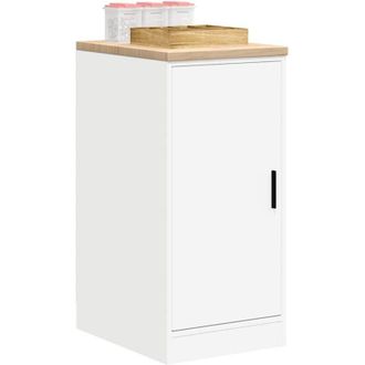 vidaXL Vidaxl - Armoire de rangement de garage blanc 40x51x85 cm bois de pin