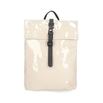 Rains unisex, Sacs, Beige, Taille: ONE Size Rolltop Rucksack Mini
