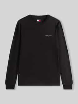 Tommy Jeans Slim Fit Langarmshirt aus reiner Baumwolle