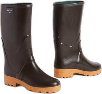 Aigle Herren Chambord Pro 2 Iso Arbeitsgummistiefel, Braun (Brun 001), 45 EU