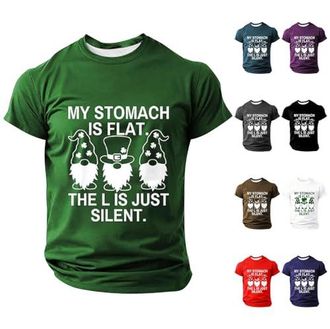 Generic T-shirt amusant pour la Saint-Patrick avec inscription &laquo; Let The Shenanigans Begin Shamrock &raquo; - Manches courtes - Pour la Saint-Paddy irlandais - Vert