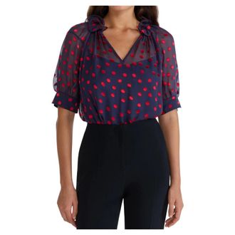 Saloni Femme, Blouses et Chemises, Multicolore, Taille: 44 FR Josie Top