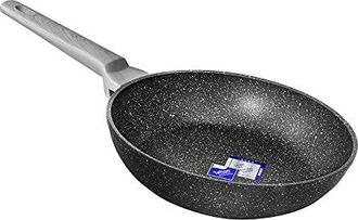 Cecotec Pfanne Polka Exclusive 26 Bucket Wood&Rock, Durchmesser 26 cm, Kaltgriff aus Bakelit, Geschmiedetes Aluminium, Teflon Antihaftbeschichtung, Sp&uuml;lmaschi