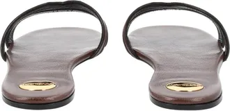 Saint Laurent Mabrouka Sandals - Brown
