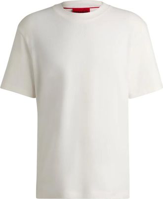 HUGO BOSS T-Shirt mit Logo-Applikation - Wei&szlig;