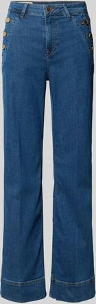 GANT Jeans mit seitlichen Kn&ouml;pfen und Ges&auml;&szlig;taschen