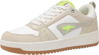 Kangaroos Damen K-Top Juna Sneaker, beige/limetta, 41 EU