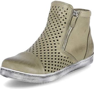 Andrea Conti Baskets pour Femme, Kaki, 38 EU