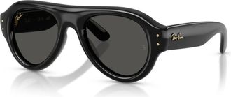 Ray-Ban Aviator Puffer - unisex - Accessoires - Noir - Taille: 50 MM