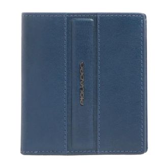 Piquadro Leder-Kartenetui mit 8 F&auml;chern & RFID-Schutz - - Accessories - Herren - Blau - ONE SIZE
