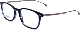 BOSS Lunettes de Vue Hugo Boss BOSS 1015 38I BLUE HORN 51/18/145 Homme