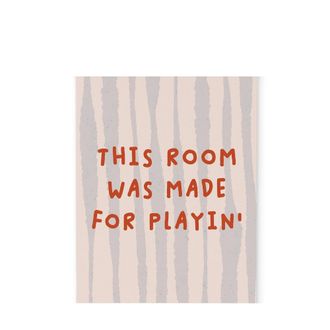 Generic poster Fun Playroom Poster, This Room Was Made for Playin, Colorful Kids Wall Art for Nursery & Classroom Decor(Unframed,16x24inch(40x60cm))
