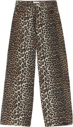 Ganni Femme, Jeans, Multicolore, Taille: W25 L33 Essentials Print Denim Lari Jeans
