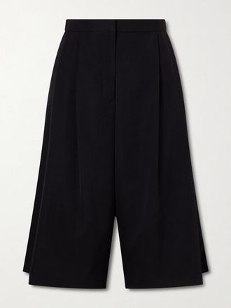 The Row Short En Laine &Agrave; Plis Kalyan - Noir