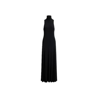 Ralph Lauren Knit-Fit & Flare Kleid - - Dresses - Damen - Schwarzk - S