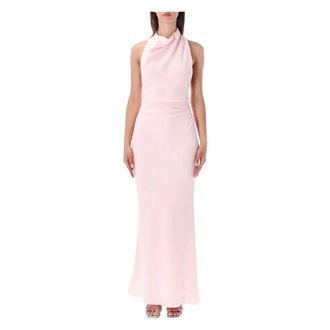 Self Portrait Femme, Robes, Rose, Taille: 38 FR Maxi Robes