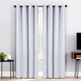 Superior Jaxon Halbverdunkelungsvorh&auml;nge, modern, strukturiert, 132,1 x 274,3 cm, mit &Ouml;sen, Sonnenblockierung und Raumverdunkelungsvorh&auml;nge f&uuml;r Schlafzimmer, W