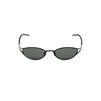 Alexander McQueen T-Bar Sleek Cat-eye Sonnenbrille - - Accessories - Damen - Schwarzk - ONE SIZE