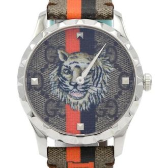 Gucci Pre-owned Vintage Wristwatch - - Pre-owned - Damen - Braun - ONE SIZE