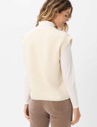Brax Rundhalspullover Style ELISA Cosy Cotton: Pullunder im Baumwolle-Wollmix