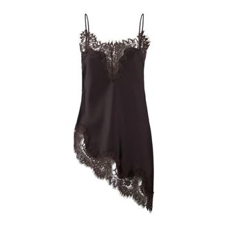 Riani Asymmetrisches Neckholder-Top mit Spitze - - Tops - Damen - Schwarzk - M