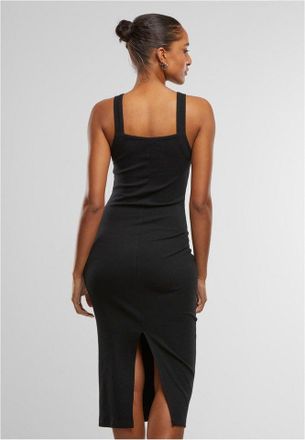 Urban Classics Midikleid Ladies Midi Rib Jersey Dress