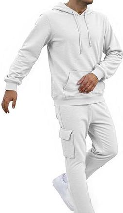 Generic Ensemble Homme, Surv&ecirc;tement Homme &agrave; Capuche Avec fermeture &eacute;clair Surv&ecirc;Tement de Sport Ensemble Veste Pantalon Jogging Combinaison Jogging Sweat-Shirt