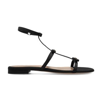 Gianvito Rossi Malou Slides - - Shoes - Damen - Schwarzk - 37 EU