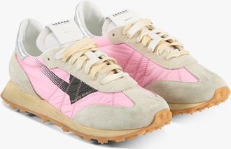 RUN OF Baskets Aster en cuir m&eacute;lang&eacute;