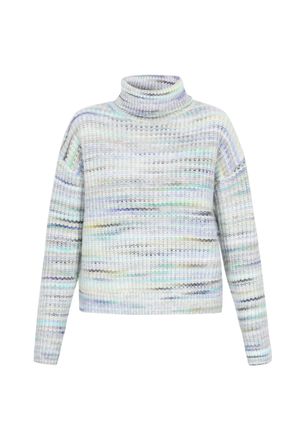 Mymo Pullover Frauen cremewei&szlig; mehrfarbig